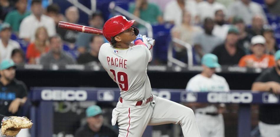 Cristian Pache decide con jonrón la victoria de los Filis