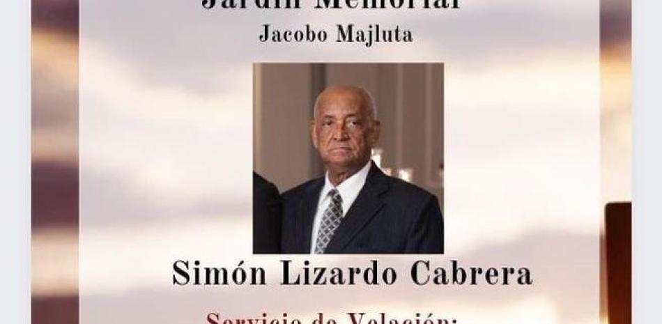 Fallece Simón Lizardo Cabrera, padre de Cristina y Simón Lizardo