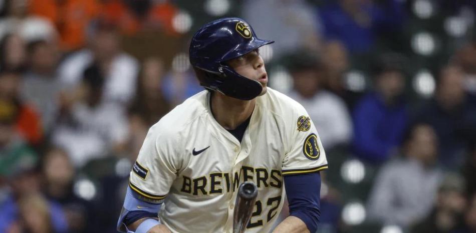 Yelich pega H4 y los Cerveceros vencen a Ronel Blanco y a los Astros
