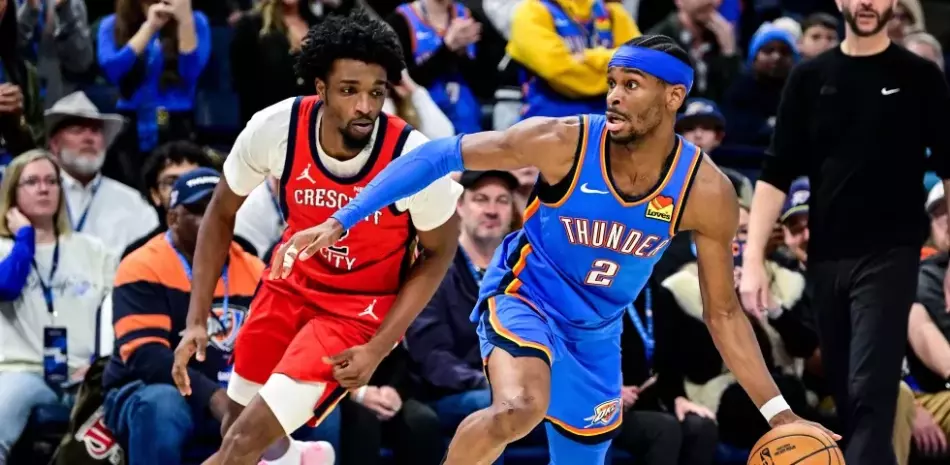 SGA acelera hacia récord de Chamberlain en un bronco triunfo de Thunder