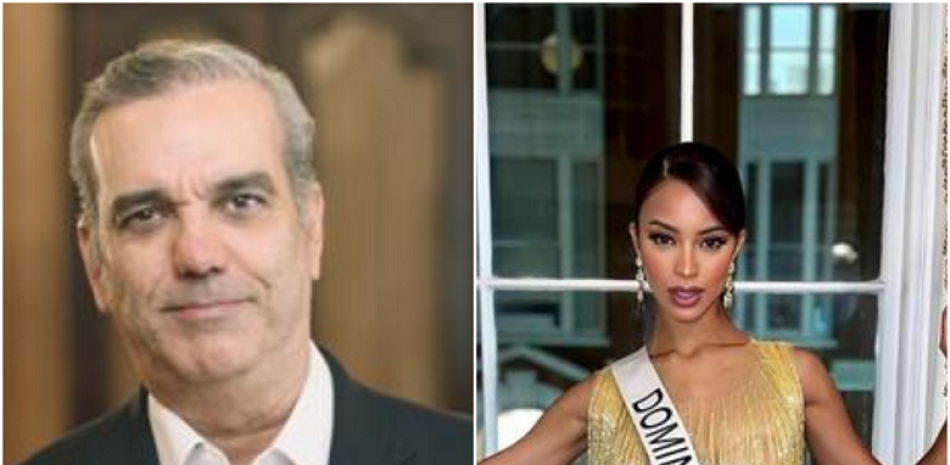 Abinader felicita a Andreina Martínez por su participación en Miss Universo 2022