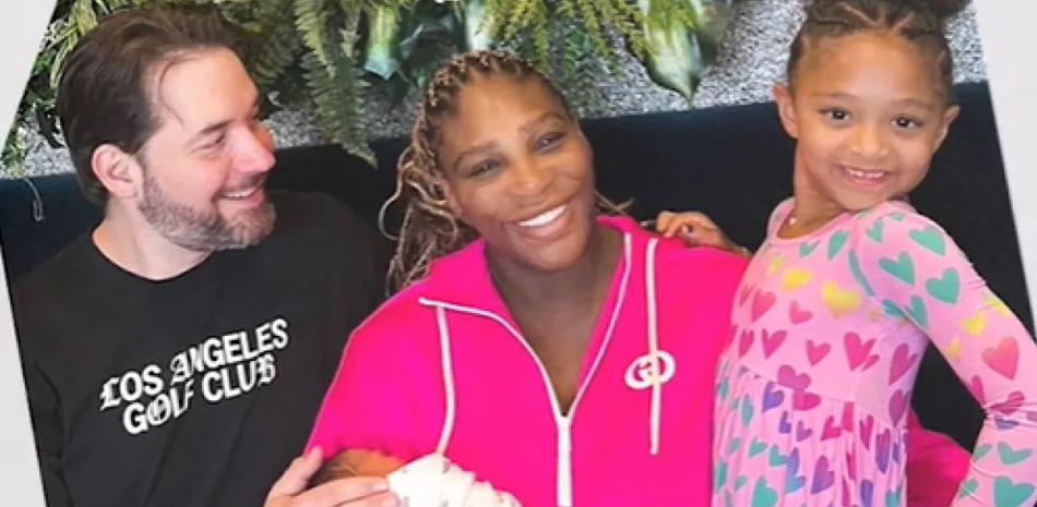 Serena Williams le da la bienvenida a su segunda hija, Adira River