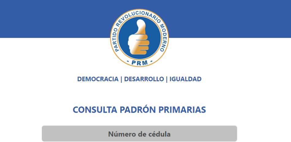 Estoy en el padrón electoral del PRM?”: Así puede consultar