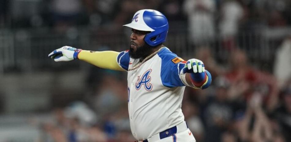 Marcell Ozuna dispara dos jonrones en el segundo triunfo de los Bravos