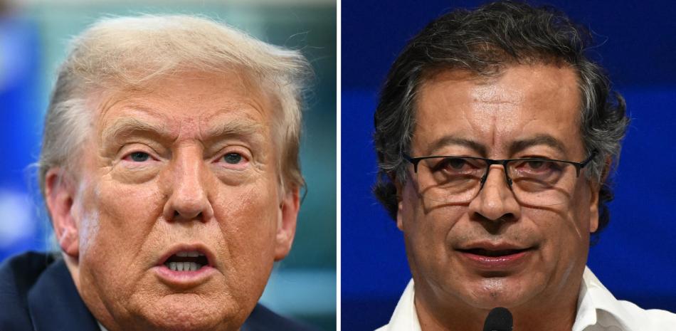 Trump dice que Petro es un "matón" y un "mal tipo" que fabrica "muchas ...