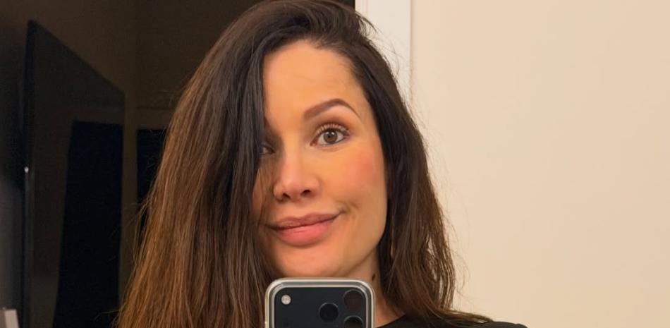 Actriz y modelo colombiana María Lara: embarazada, soltera y a los 49 años