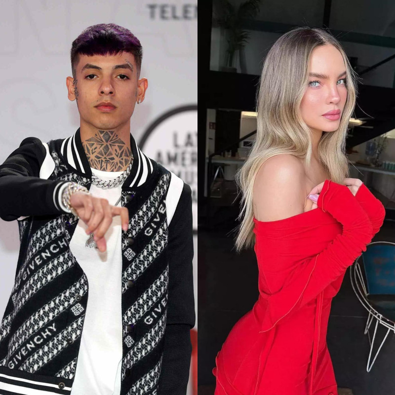 Natanael Cano le declara su amor a Belinda en pleno escenario