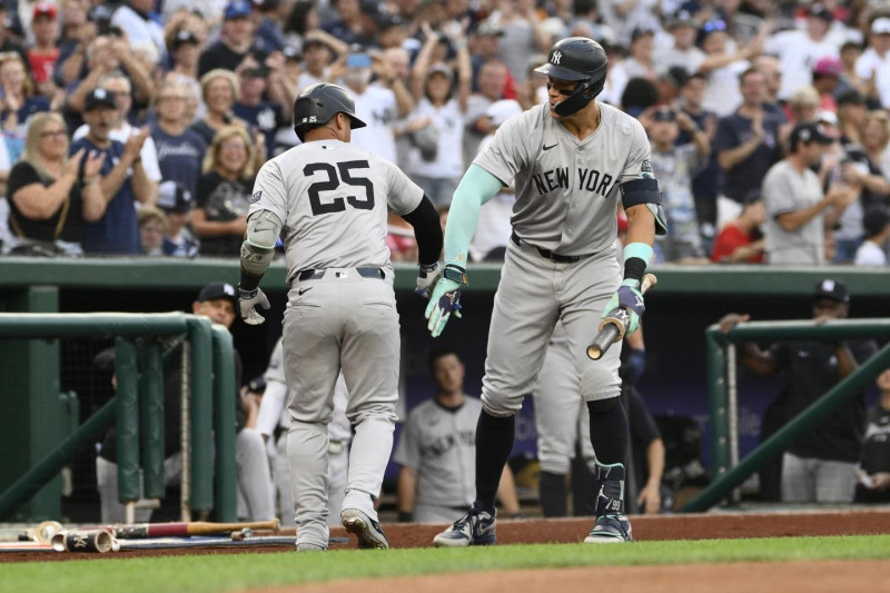 Judge, Torres y Cortes ayudan a Yankees a vencer 5-2 a Nacionales