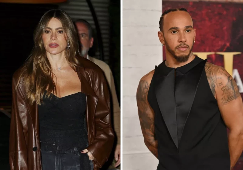 Sofía Vergara y Lewis Hamilton, captados juntos ¿romance a la vista?