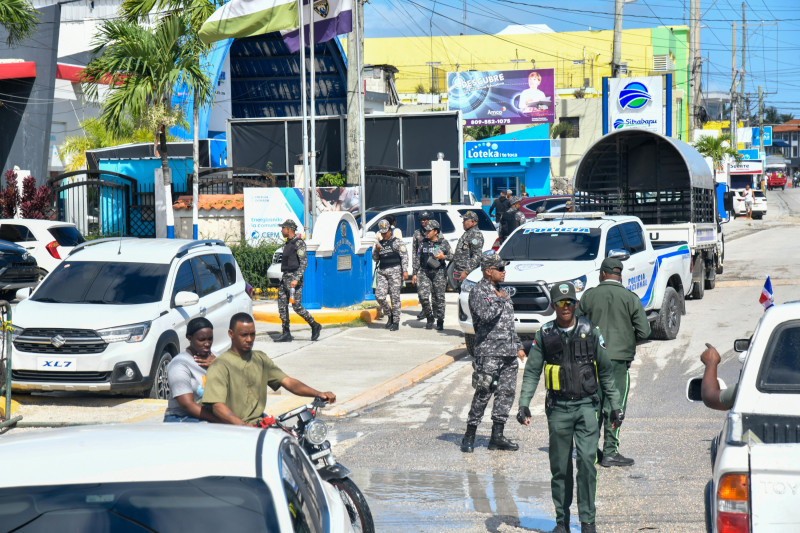 Así luce la entrada de Friusa previo a la marcha “pacífica” de la ...