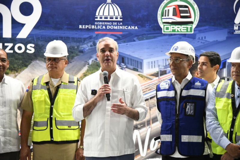 Abinader realiza recorrido durante prueba dinámica en Línea 2C del ...