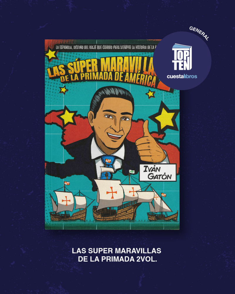 Cuesta Libros presenta su ranking de libros más vendidos este 2025