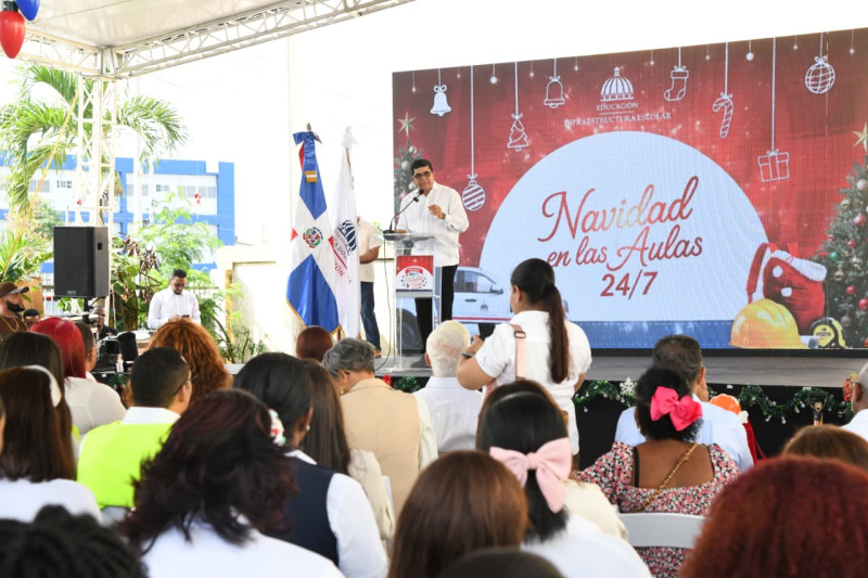 "Navidad en las aulas 24/7", intervendrán más de 250 escuelas con un ...