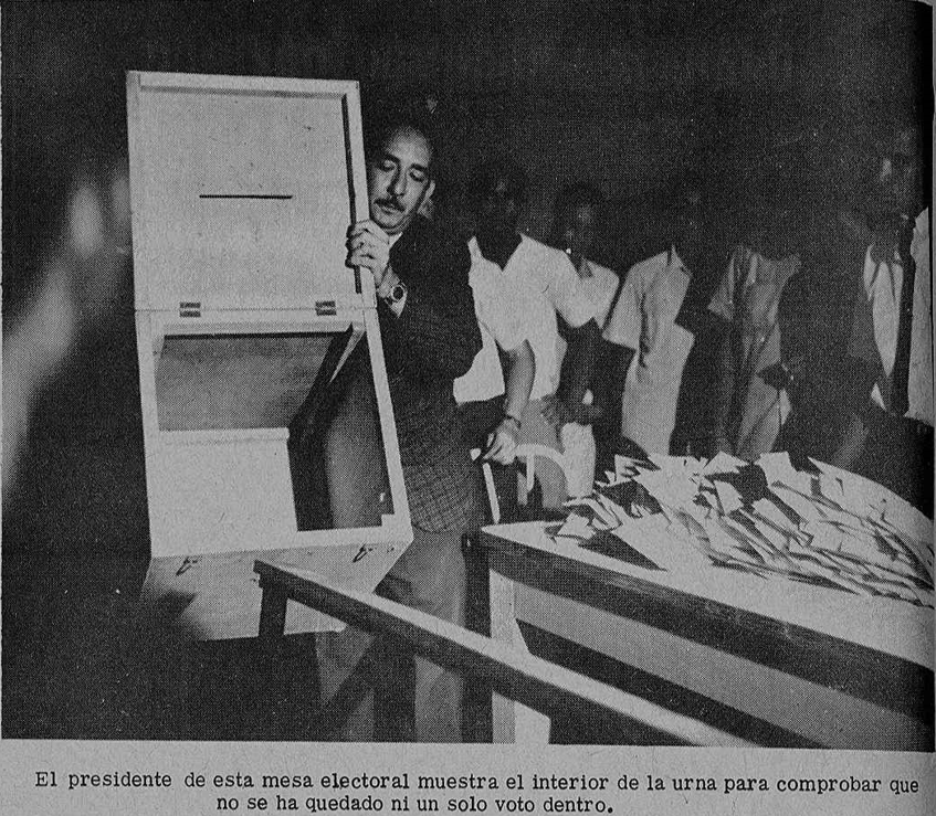 TBT electoral: Cómo fueron los comicios electorales de 1966