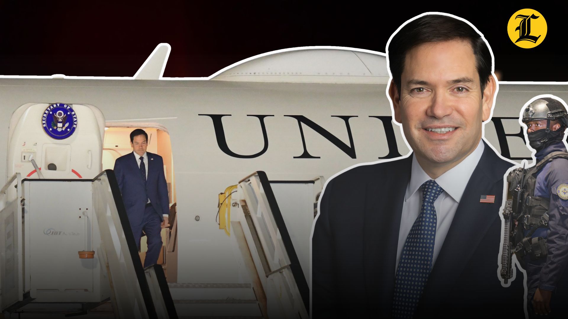 Marco Rubio llega a República Dominicana para su encuentro con Abinader