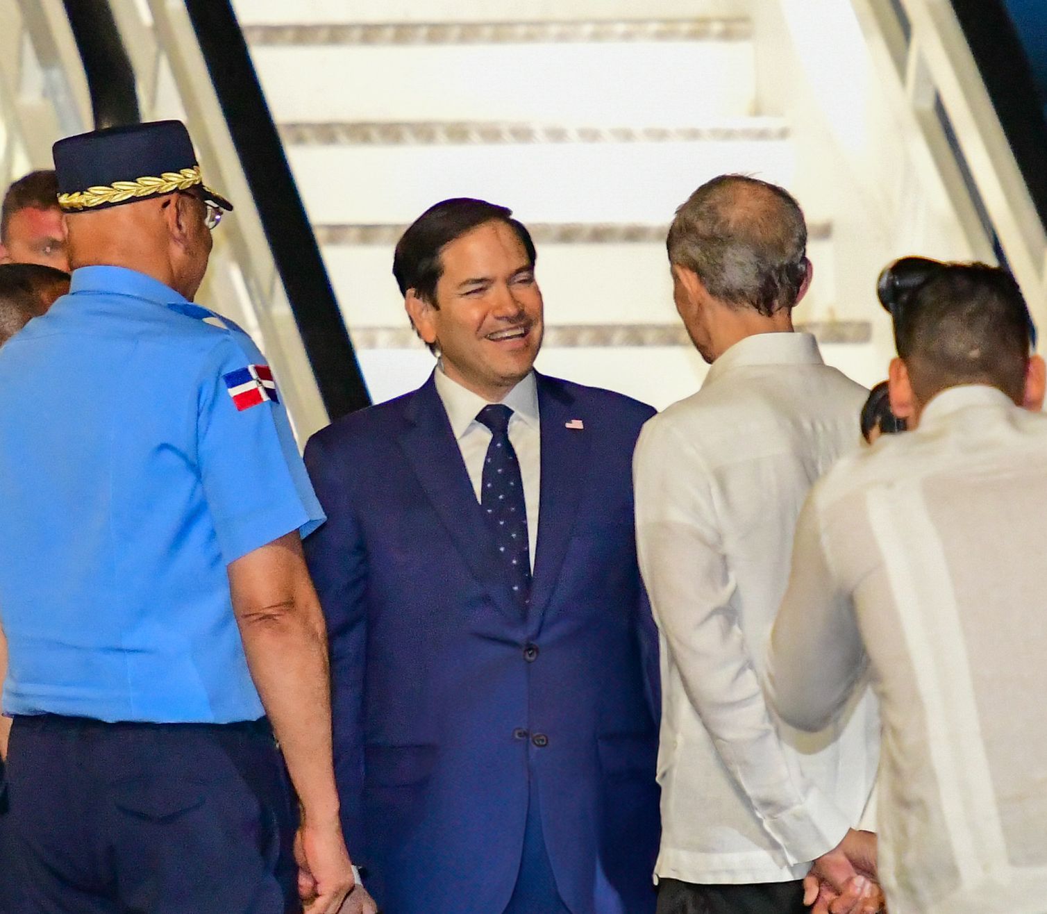 Marco Rubio llega a República Dominicana para su encuentro con Abinader