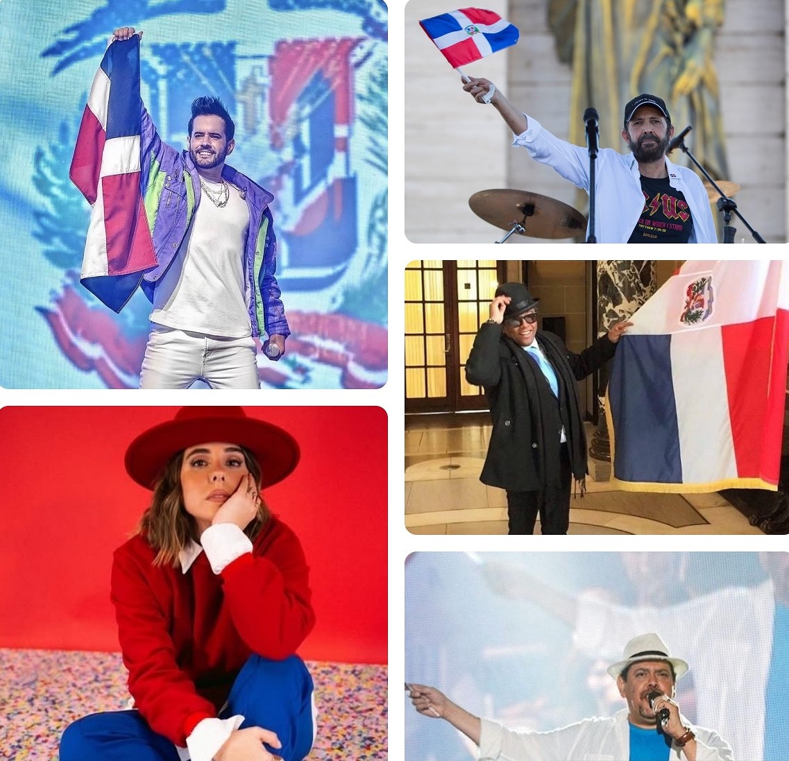 República Dominicana tiene artistas que le han cantado numerosas canciones