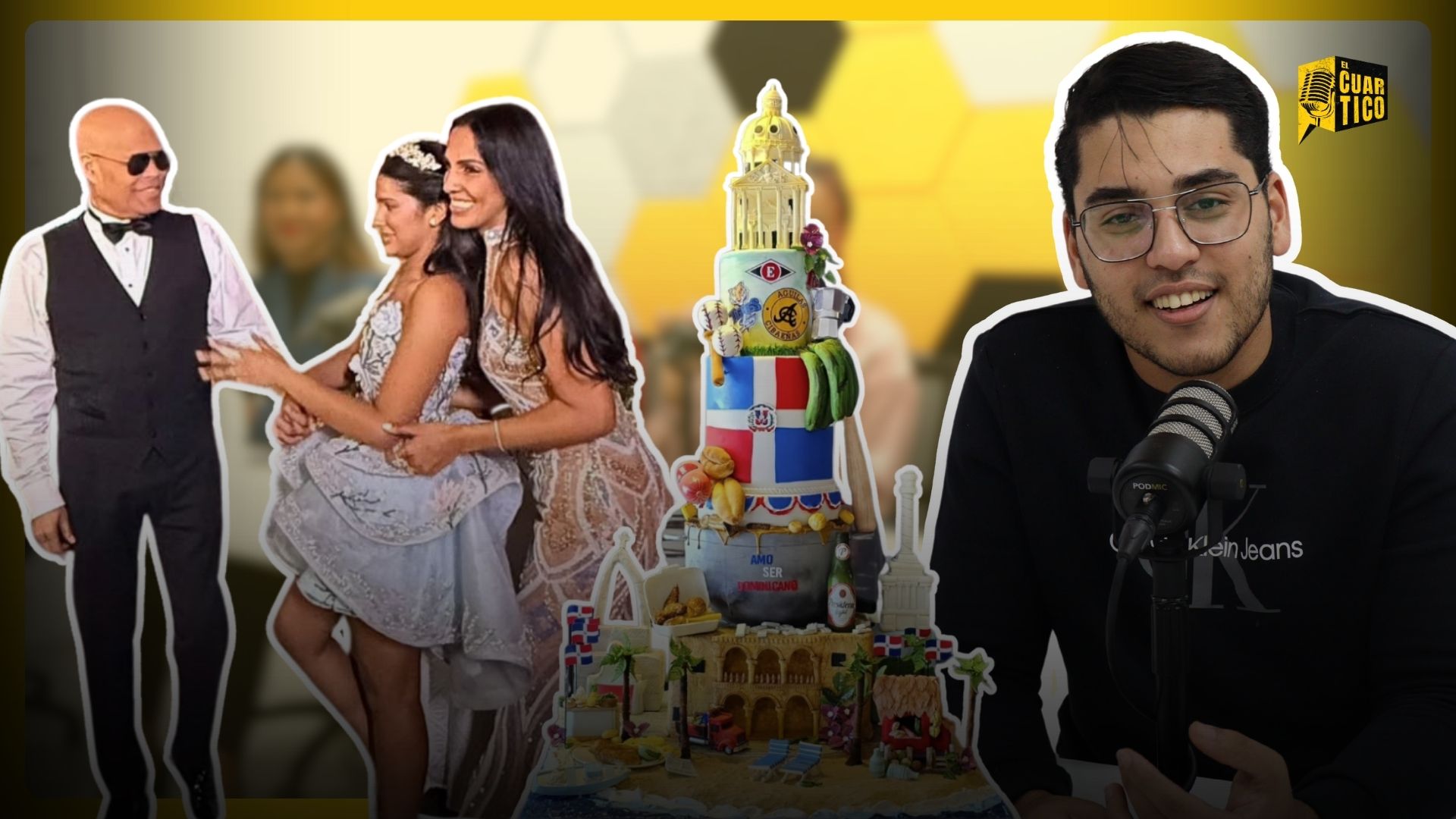 Celio Rodríguez: el prodigio de 23 años detrás de los pasteles de Yailin y Rubby Pérez #ElCuartico