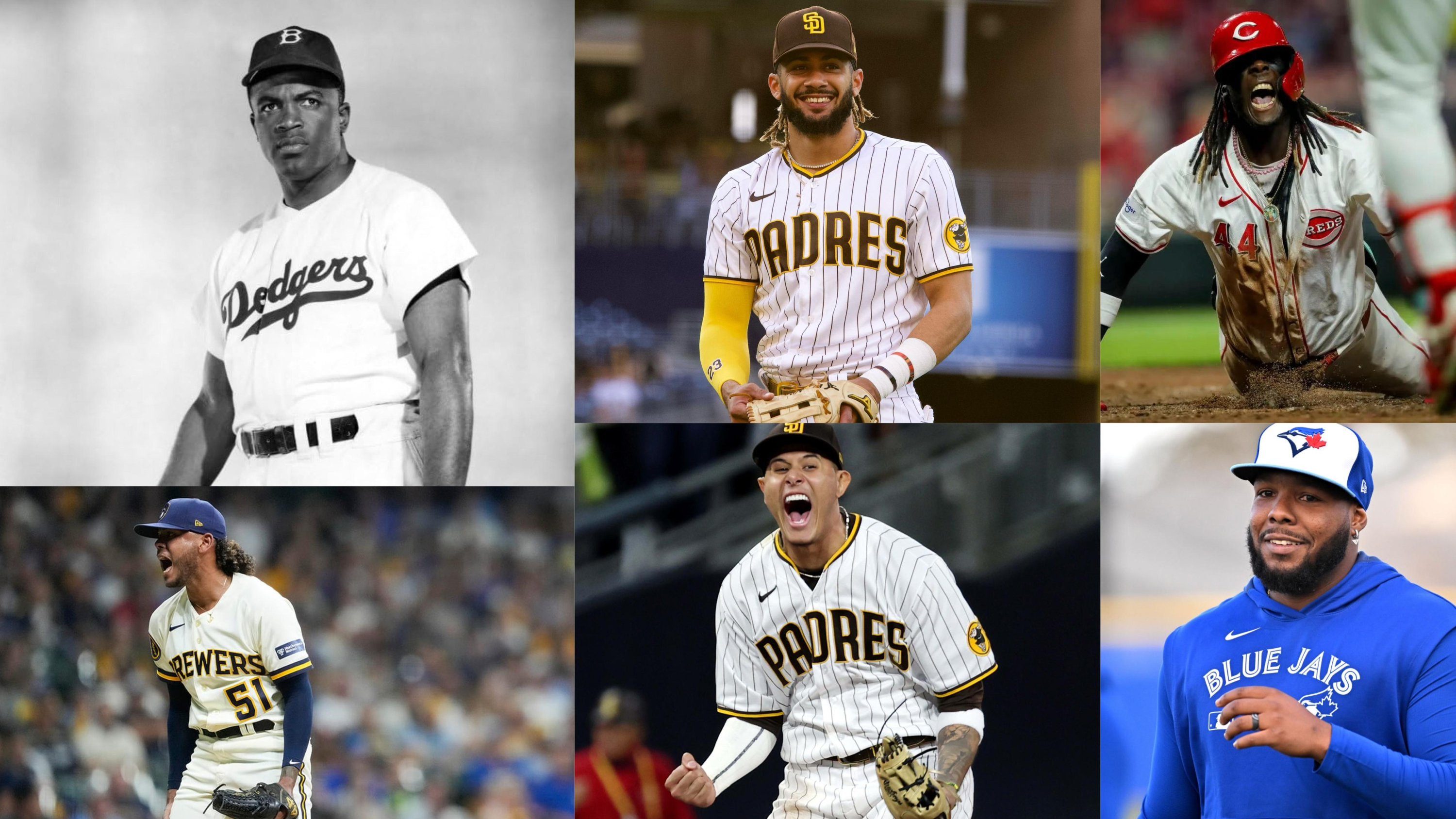 ¿Qué significa Jackie Robinson para Tatis Jr, Vladimir Jr, Elly de la Cruz, Machado y Freddy ...