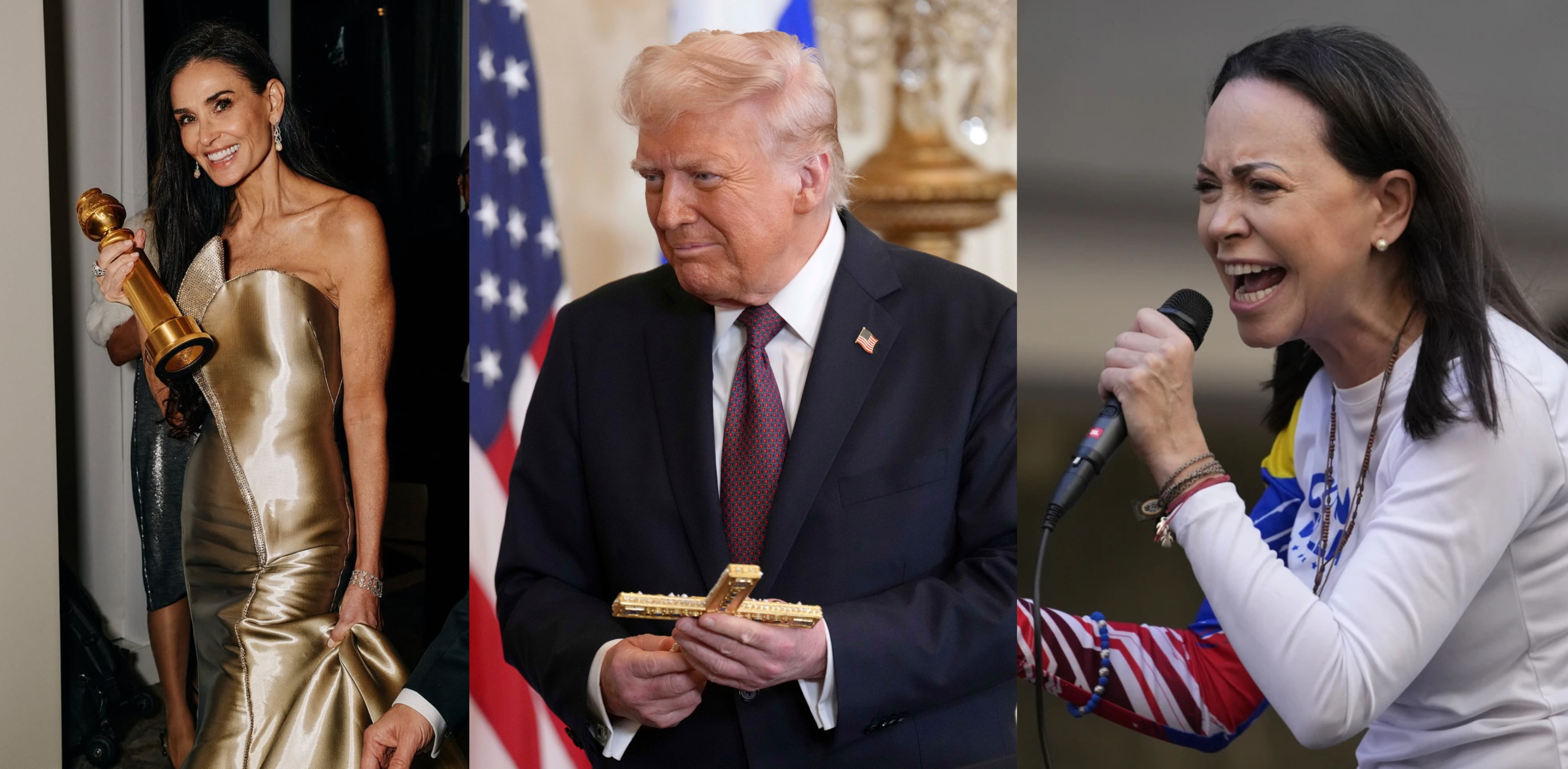 Donald Trump, María Corina Machado y Demi Moore, entre las personas más ...