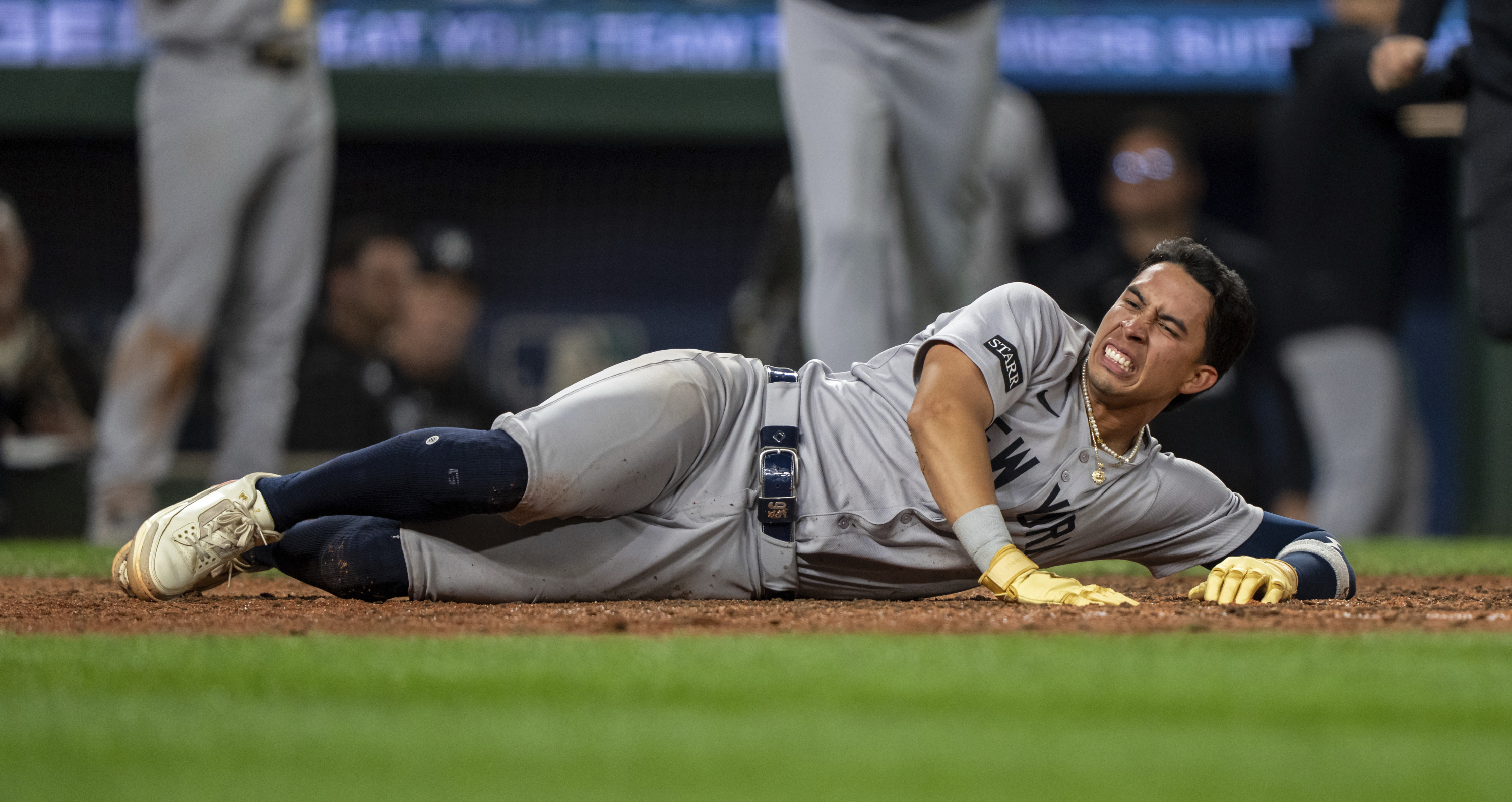 Oswaldo Cabrera se fracturó el tobillo, confirman los Yankees