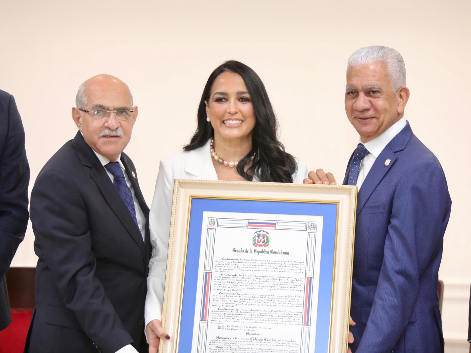 Celinés Toribio recibe reconocimiento en el Senado dominicano por su ...