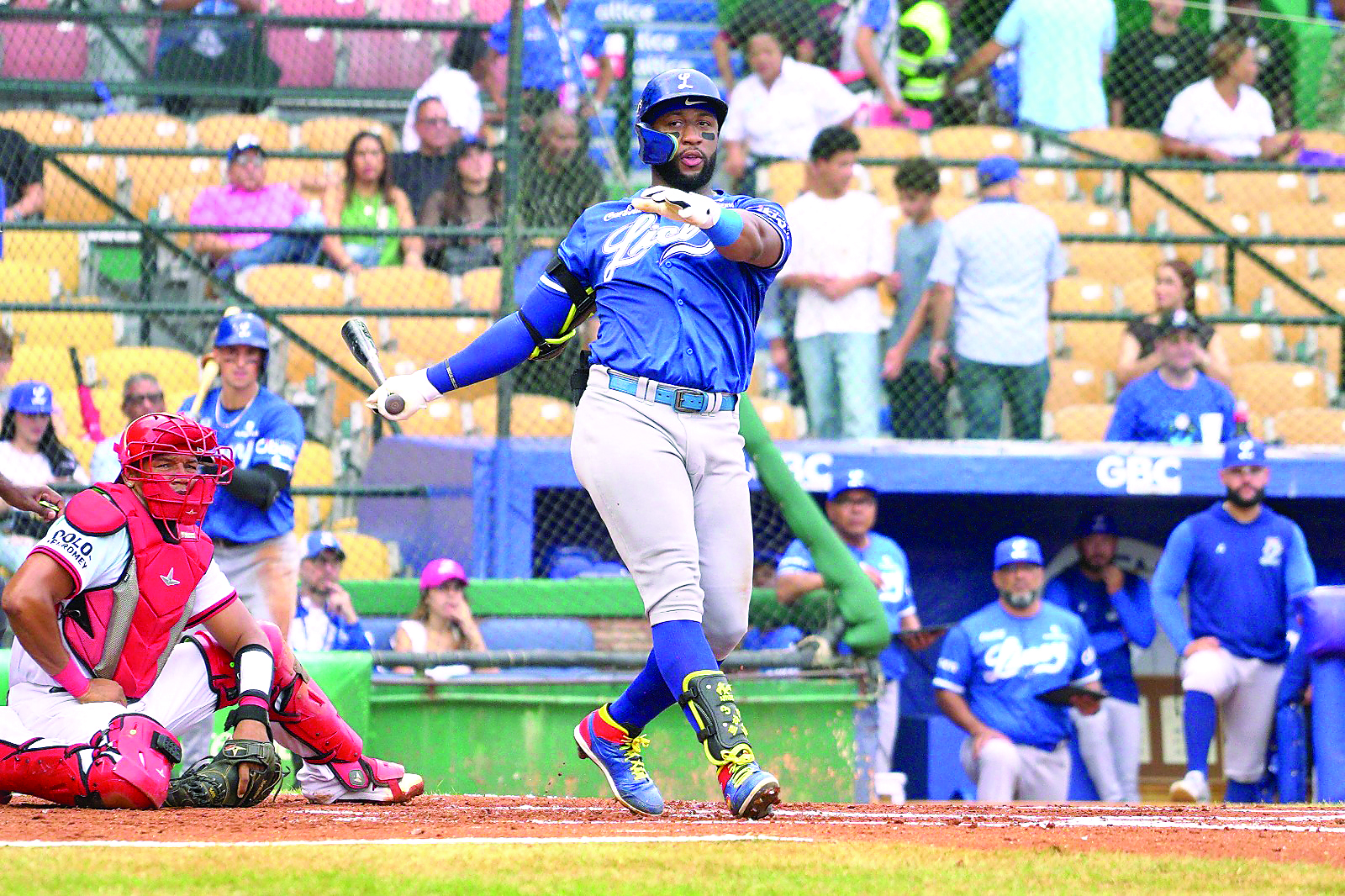 Leyba, Núñez y Rojas Jr. encabezan al Licey en su victoria ante el Escogido