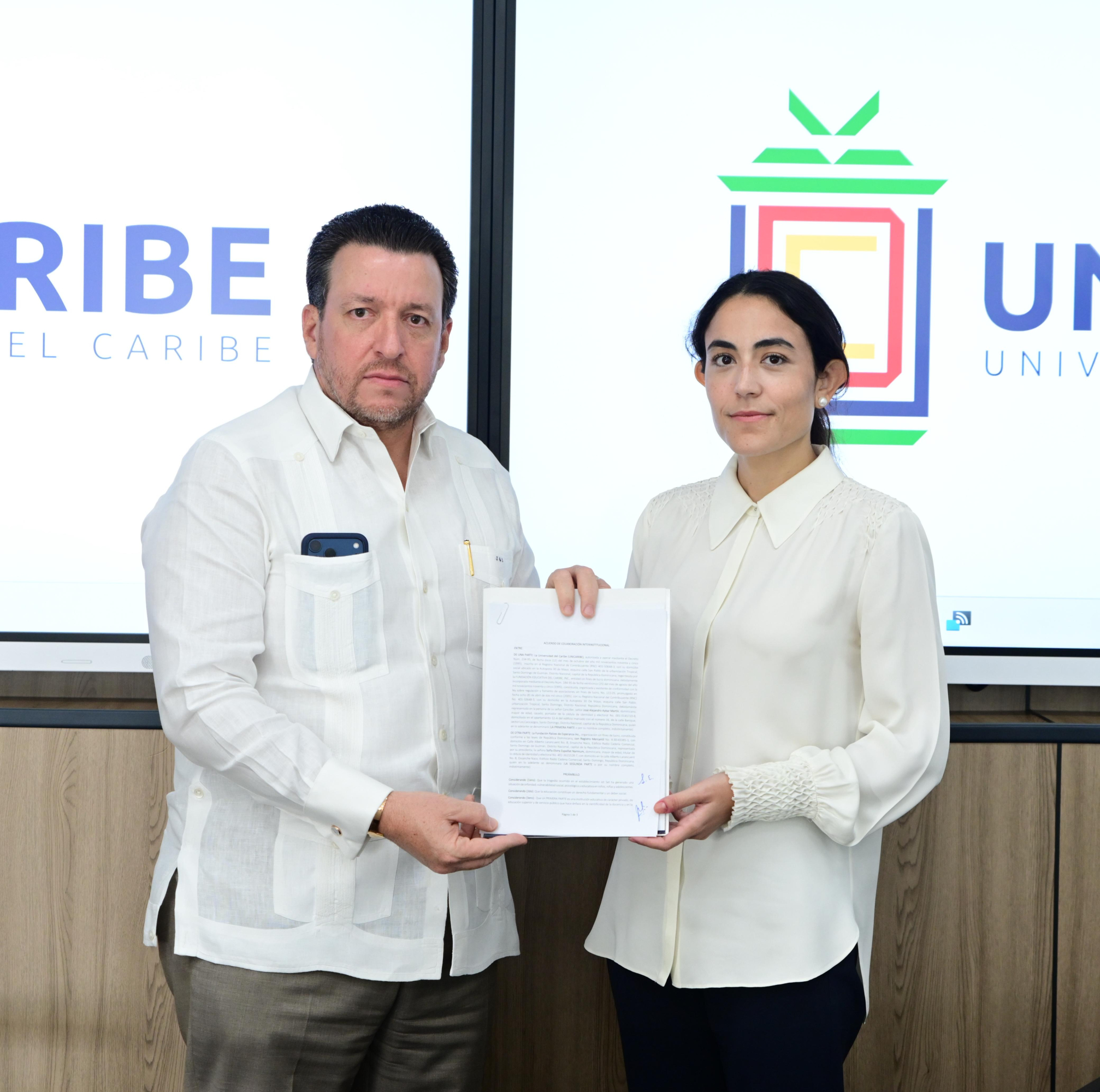 Fundación Raíces de Esperanza y UNICARIBE asumen compromiso educativo y ...