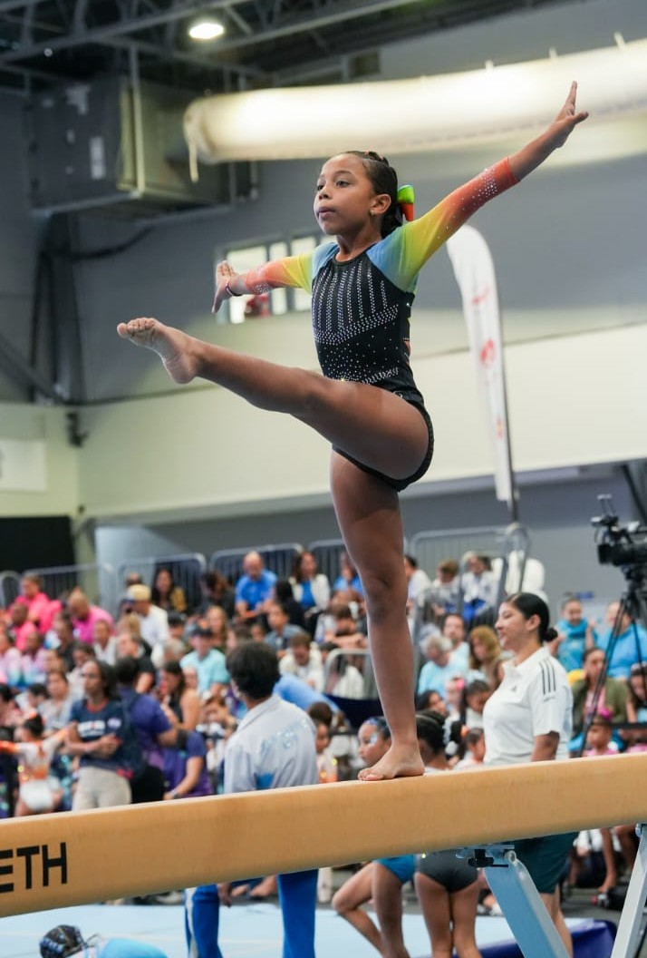 Ciria Domínguez: la gimnasta dominicana que a sus ocho años se destaca ...