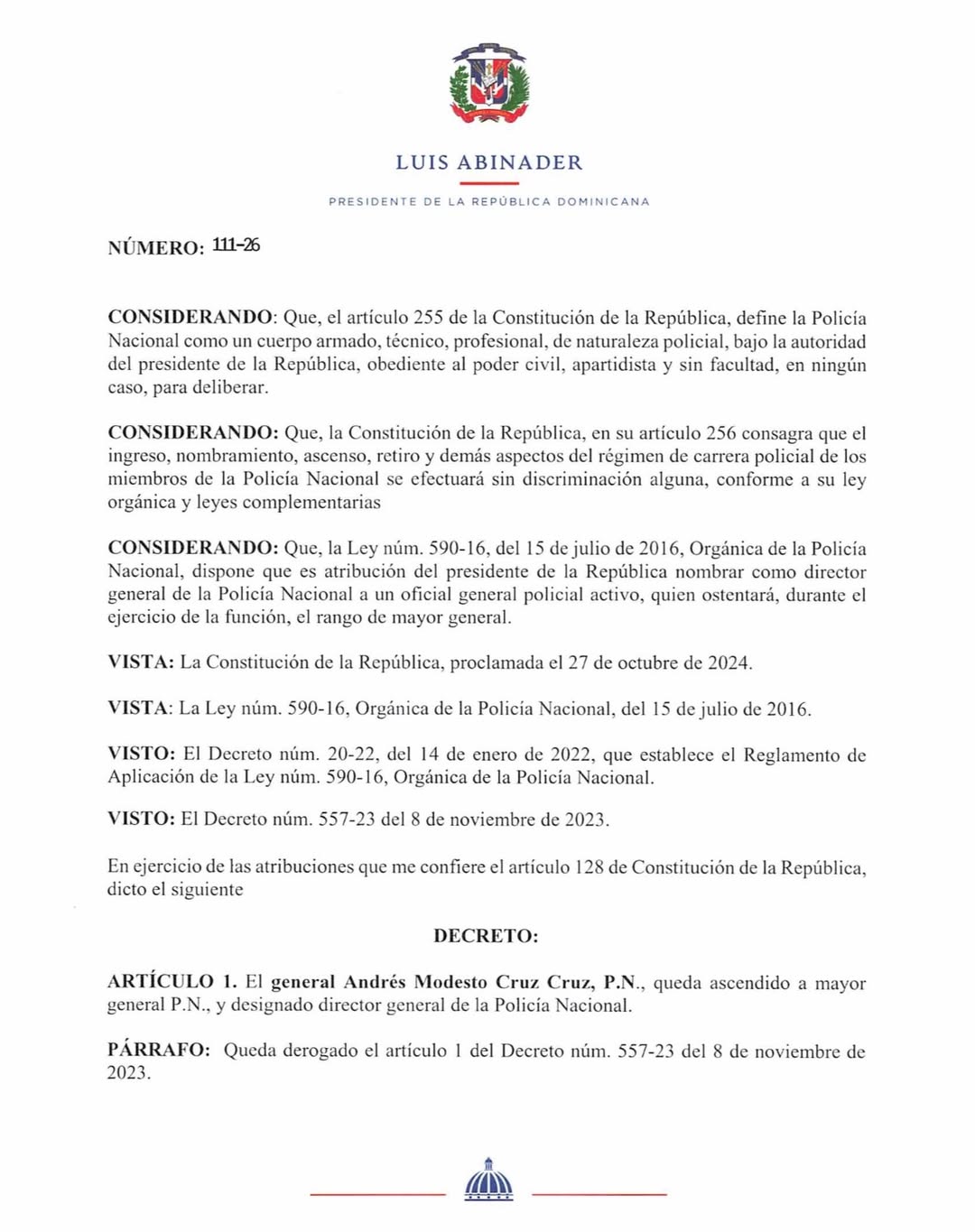Decreto: Andrés Modesto Cruz Cruz es el nuevo director general de la ...