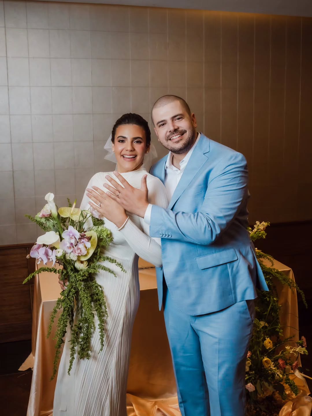 Se casan los comunicadores Elliott Martínez y Yamel Castro
